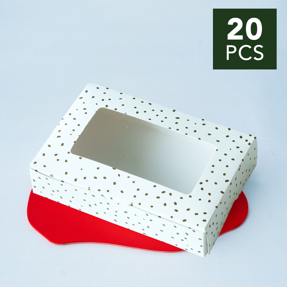 6" x 9" x 2" Gold Confetti Pastry Box – Boxes by Triangle